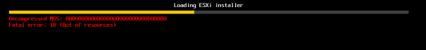 Installing ESXi 6.0 with NVIDIA Card Gives Fatal Error 10: Out of ...